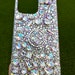 Handmade Blinged Out AB Clear Gems and Glass Rhinestones Cell Phone ...