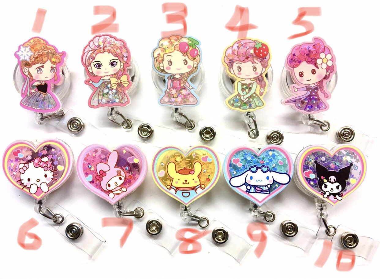 SALE 1 Pc Cute Floating Glitter Cartoon Character - Etsy