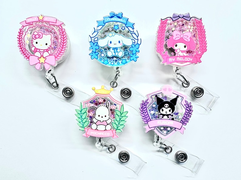 SALE 1 Pc Cute Floating Glitter Cartoon Character - Etsy