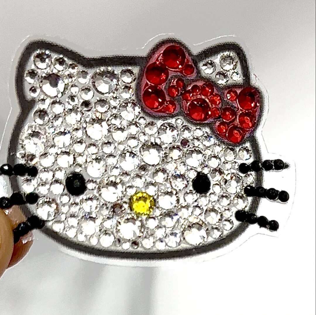 Blinged Out Cute Kitty Cat Kawaii Handmade HK Cartoon Character ...