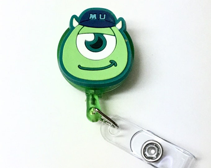 SALE Cute Cartoon Character Retractable ID Badge Reel ID - Etsy
