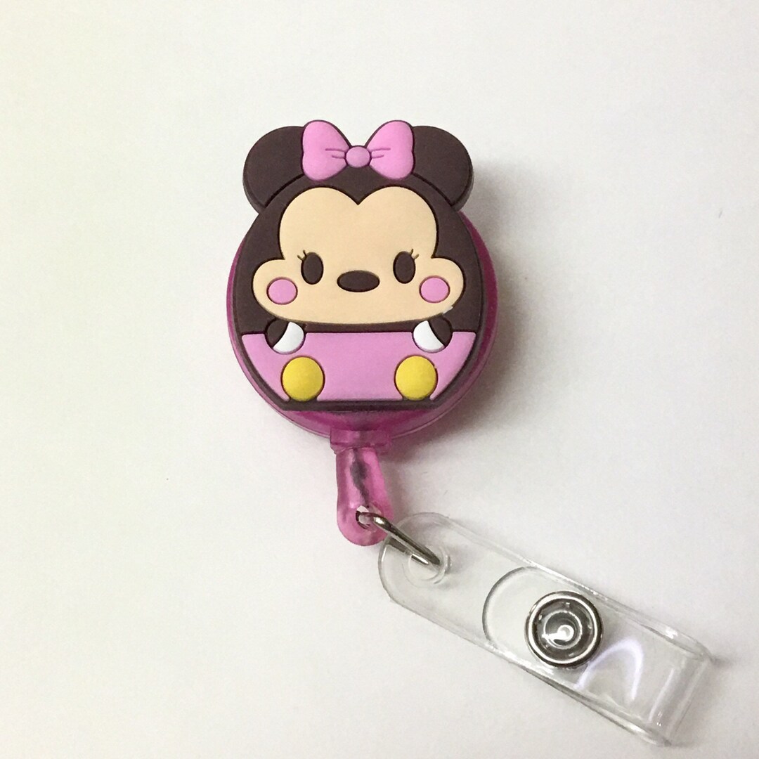 SALE !!!!! Cute Cartoon Character Retractable ID Badge Reel ID Badge ...