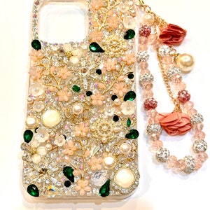 Handmade Blinged Out Glass Rhinestones Cell Phone Case Bling Bling - Etsy
