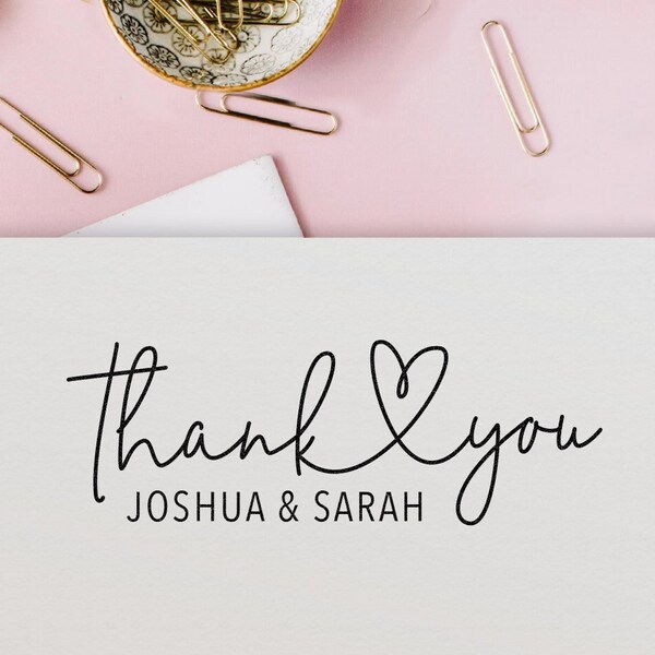 Thank You Stamp - Etsy