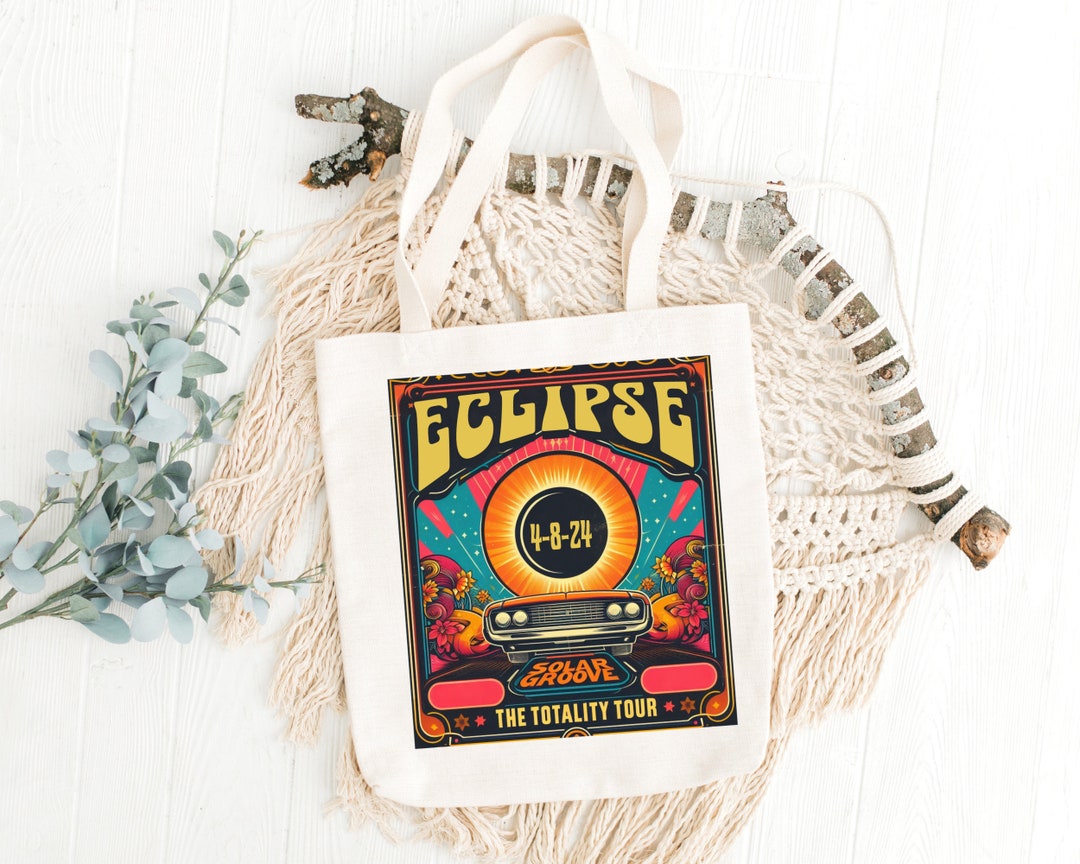 Solar Eclipse 2024 Tote, Solar Eclipse Gifts Memorabilia, Totality ...