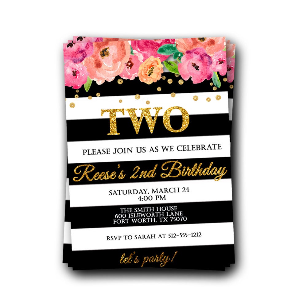 Kate Spade Invite Etsey