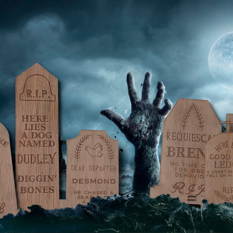 Halloween Tombstone - Etsy