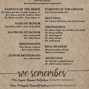 Best Day Ever Wedding Programs, Ceremony Program, Order of Ceremony ...