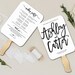 Wedding Fan Program Template, Canva Template, Program Fans for Wedding ...