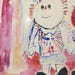 Vintage Raggedy Ann & Andy Original Watercolor Painting by Child Artist ...