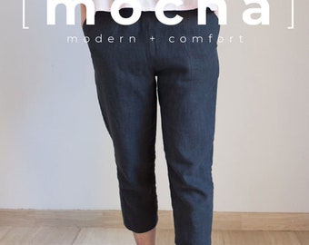 Cropped Pants Pattern - Etsy