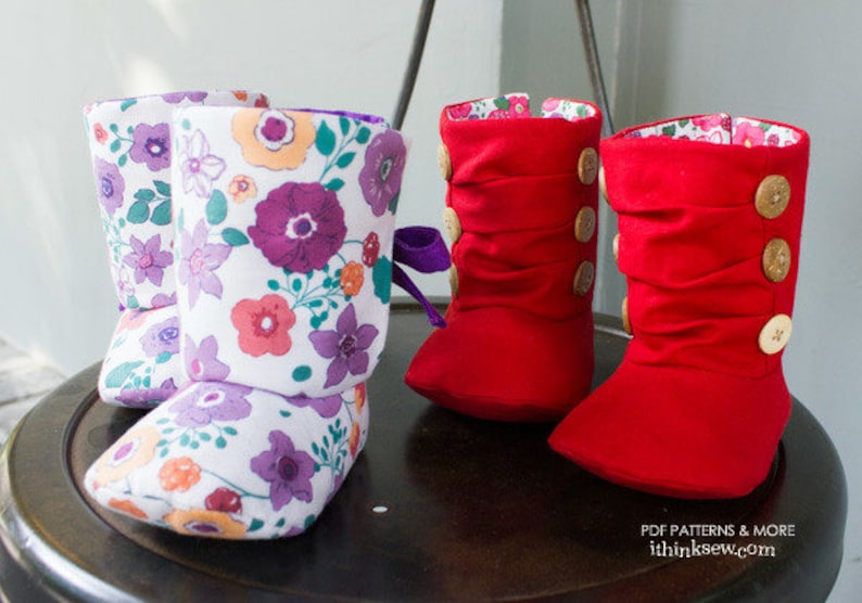 Nico Baby Boots PDF Sewing Pattern - Etsy
