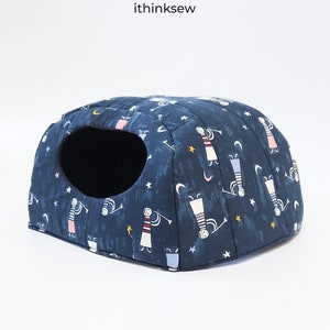 Cat House PDF Sewing Patterns & Video Tutorial (2 Size ) - Etsy