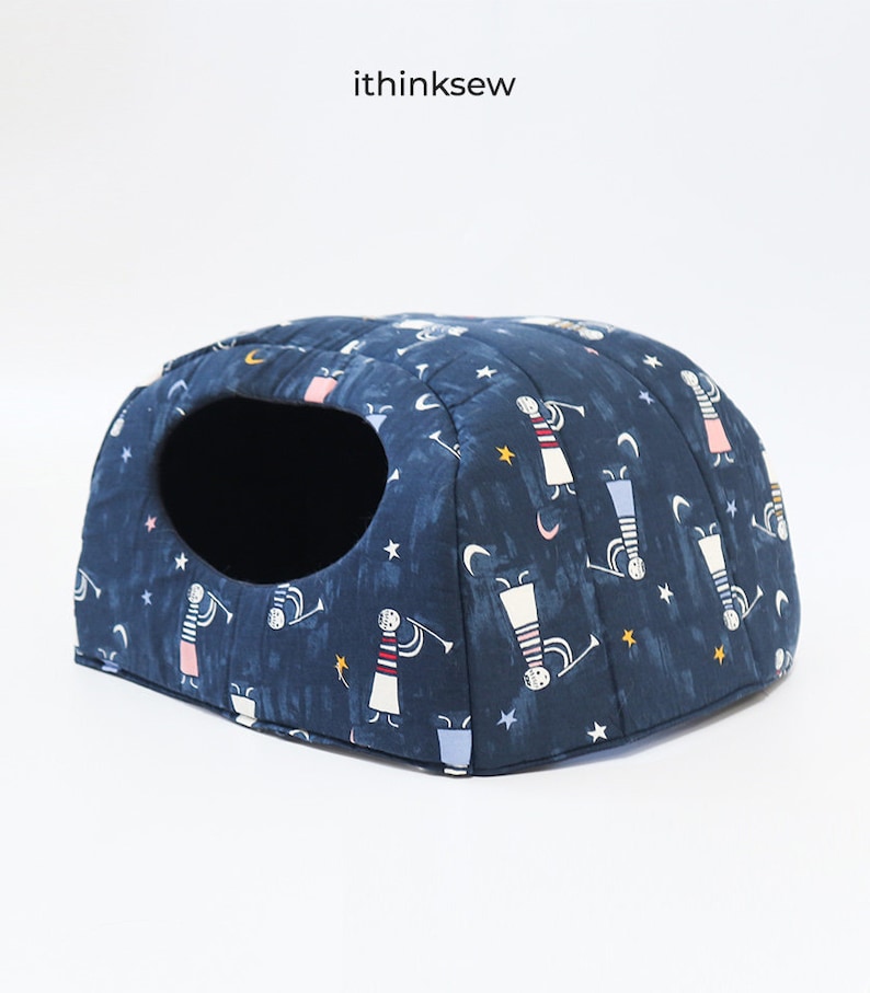 Cat House PDF Sewing Patterns & Video Tutorial 2 Size - Etsy