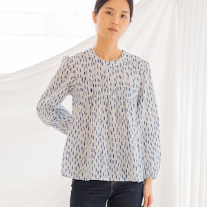 Belle Pintuck Blouse PDF Sewing Pattern - 4 Kinds of Paper (A4, US ...