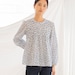 Belle Pintuck Blouse PDF Sewing Pattern - 4 Kinds of Paper (A4, US ...