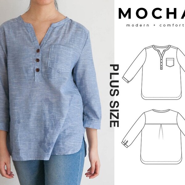 Plus Size Pattern - Etsy