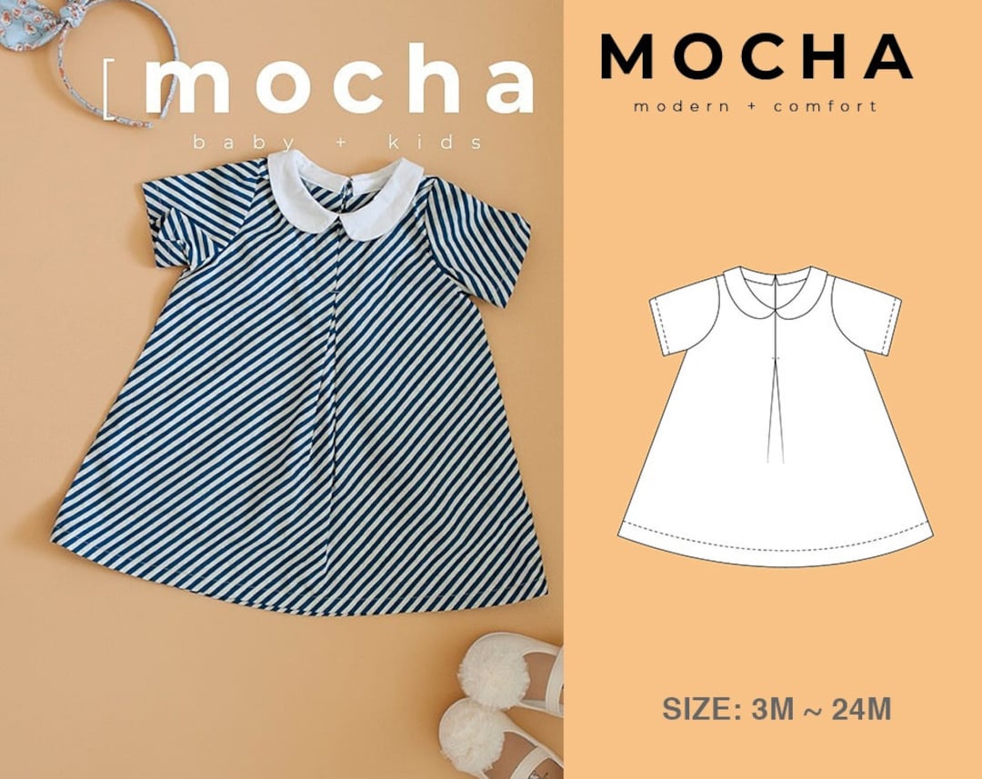 Sophie Dress (3M -24M) PDF Sewing Pattern - Etsy