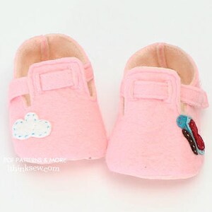 Taylor Felt Baby Booties PDF Sewing Pattern - Etsy