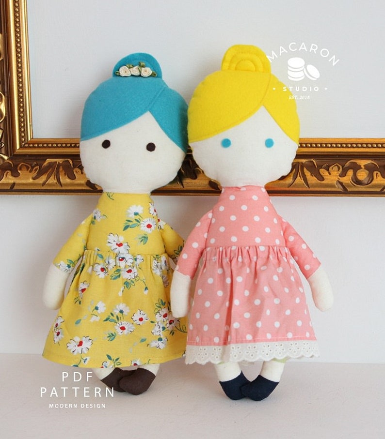 Isabella Doll and Dress PDF Sewing Pattern | Etsy