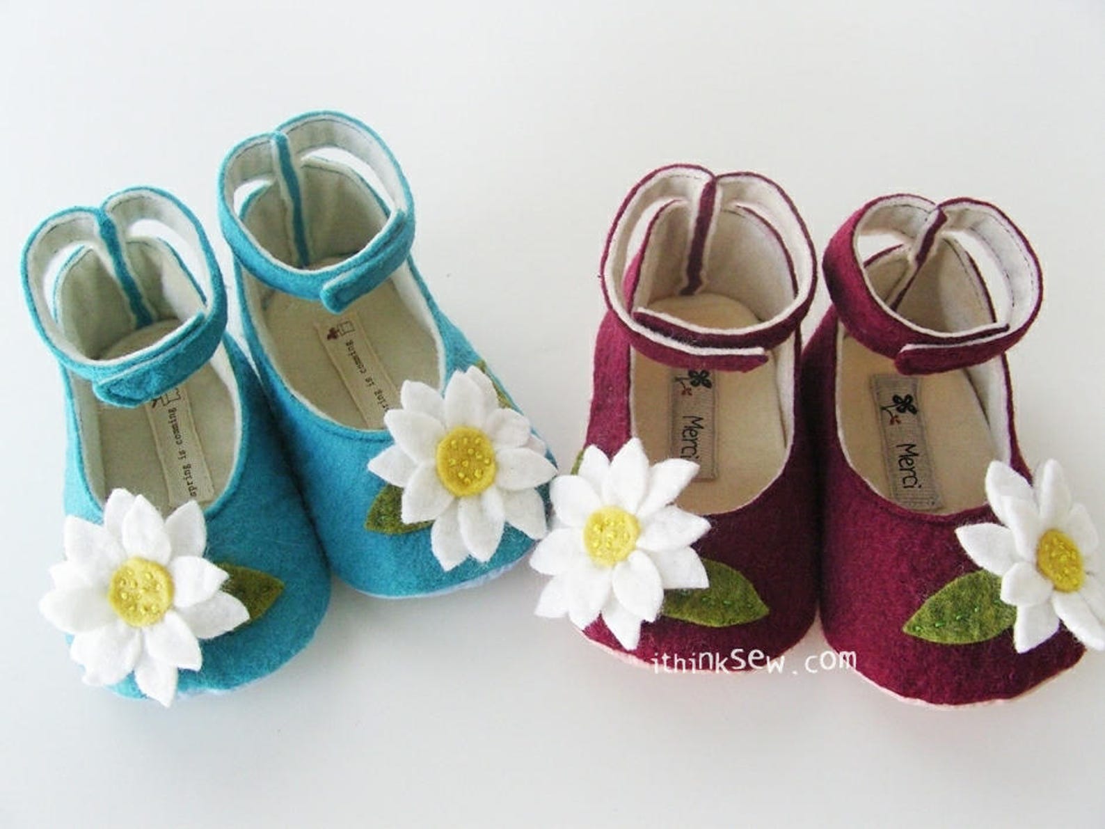 Leila Felt Baby Shoes PDF Sewing Pattern - Etsy