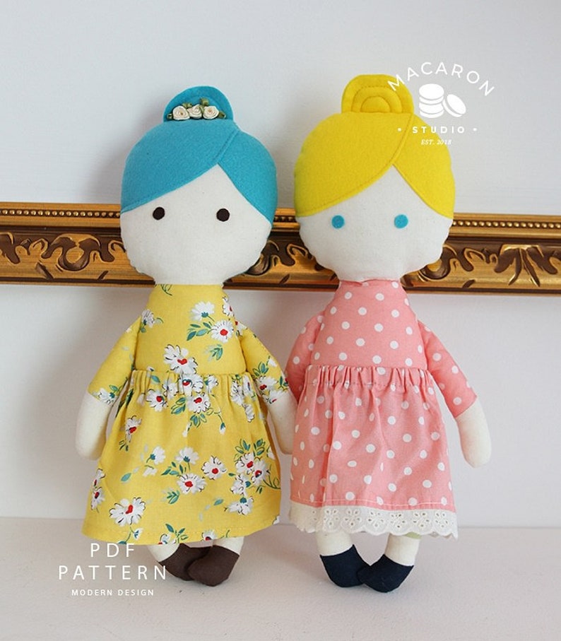 Isabella Doll and Dress PDF Sewing Pattern | Etsy