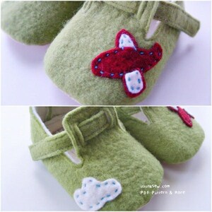 Taylor Felt Baby Booties PDF Sewing Pattern - Etsy