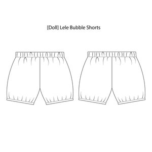 Lele Bubble Shorts PDF Pattern for 18" American Girl Doll PDF Sewing ...