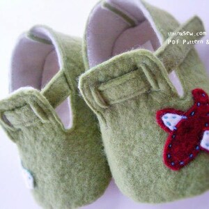 Taylor Felt Baby Booties PDF Sewing Pattern - Etsy