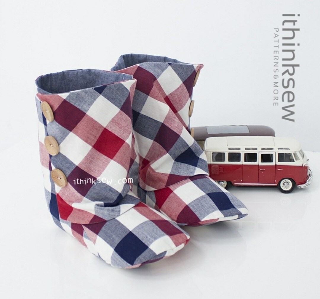 Adult 3 Button Boots PDF Sewing Pattern - Etsy