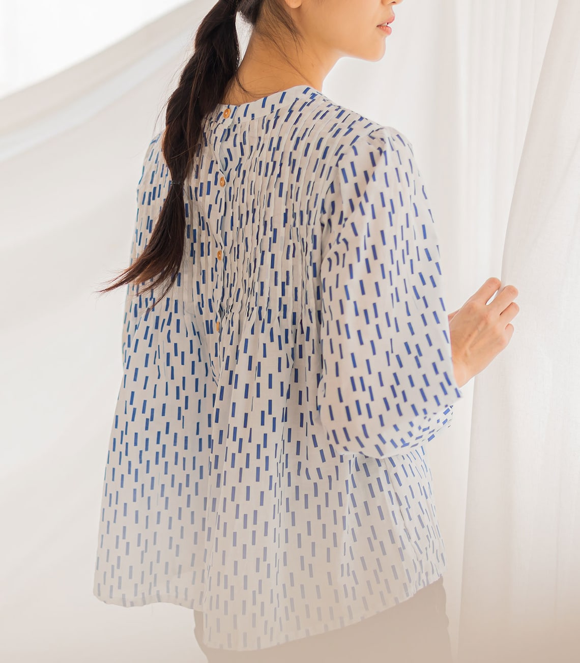 Belle Pintuck Blouse PDF Sewing Pattern - 4 Kinds of Paper (A4, US ...