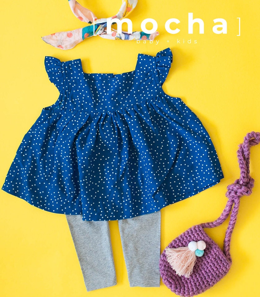 Fay Baby 3M 24M Blouse and Dress for Baby PDF Sewing | Etsy