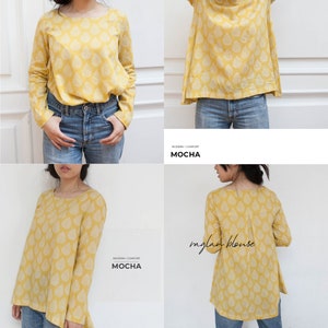 MOCHA Basic A-line Tunic PDF Sewing Pattern - Large Paper Printshop ...