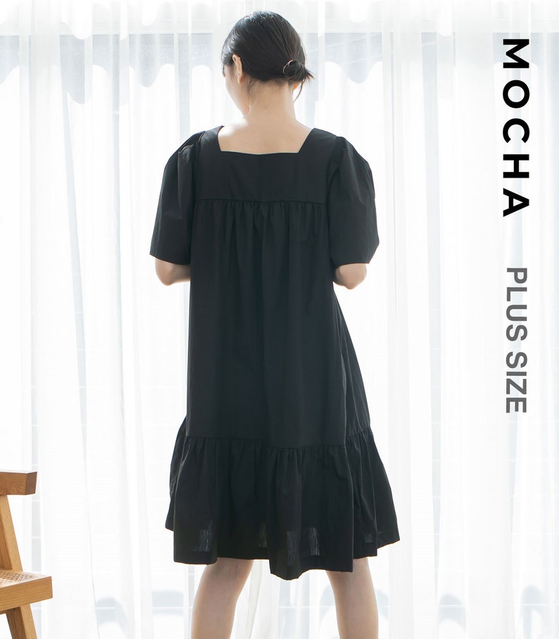 Curvy Fit Kimora Square Neck Dress PDF Sewing Pattern | Plus Size ...