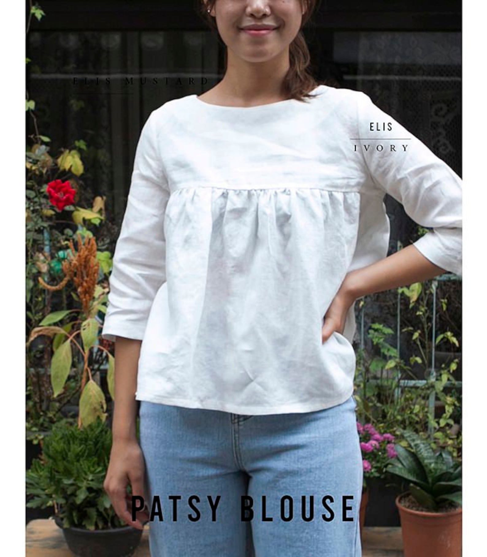 MOCHA Patsy Blouse 10 Sizes PDF Sewing Pattern Plus Size - Etsy Canada