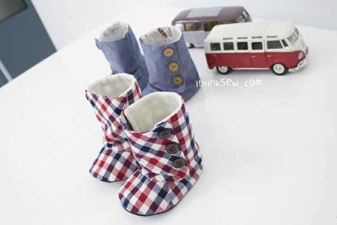 Toddler 3 Button Boots PDF Sewing Pattern Size 567 | Etsy