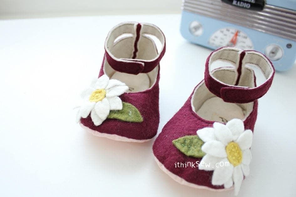 Leila Felt Baby Shoes PDF Sewing Pattern - Etsy