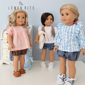 Lele Bubble Shorts PDF Pattern for 18" American Girl Doll PDF Sewing ...