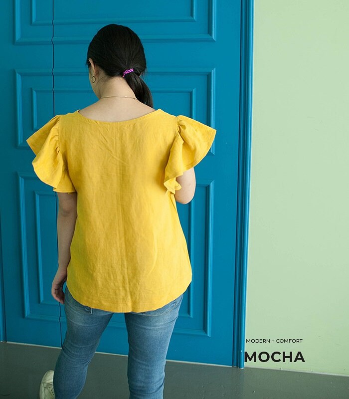 MOCHA Arielle Blouse PDF Sewing Pattern | Etsy