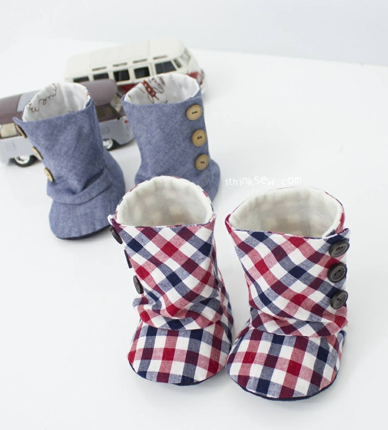 Toddler 3 Button Boots PDF Sewing Pattern Size 567 - Etsy
