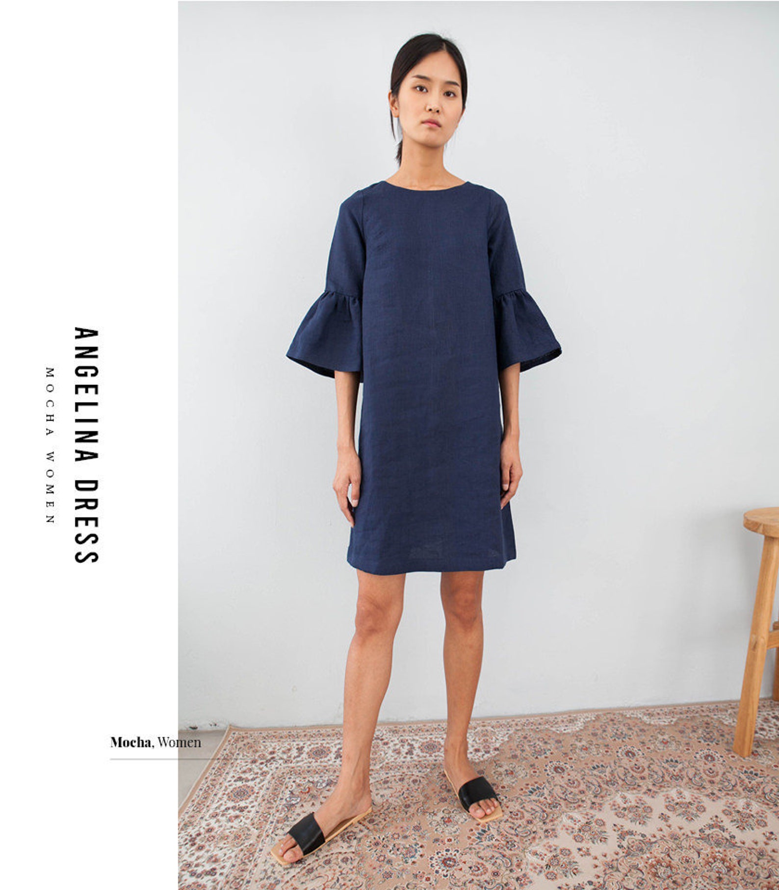 MOCHA Angelina Dress PDF Sewing Pattern Large Paper | Etsy