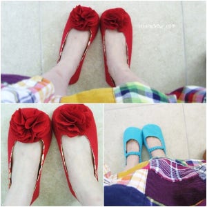 Juliet Women's Room Shoes PDF Sewing Pattern - Etsy