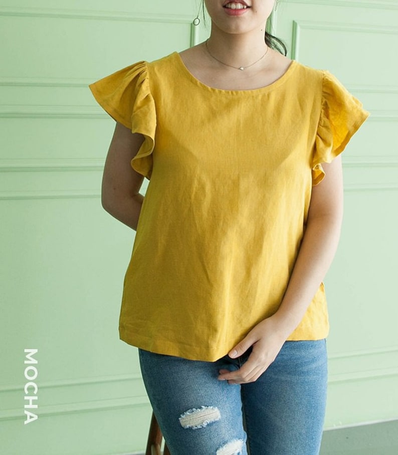 MOCHA Arielle Blouse PDF Sewing Pattern | Etsy