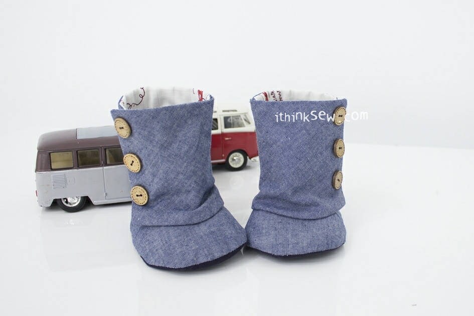 Baby 3 Button Boots PDF Sewing Pattern - Etsy