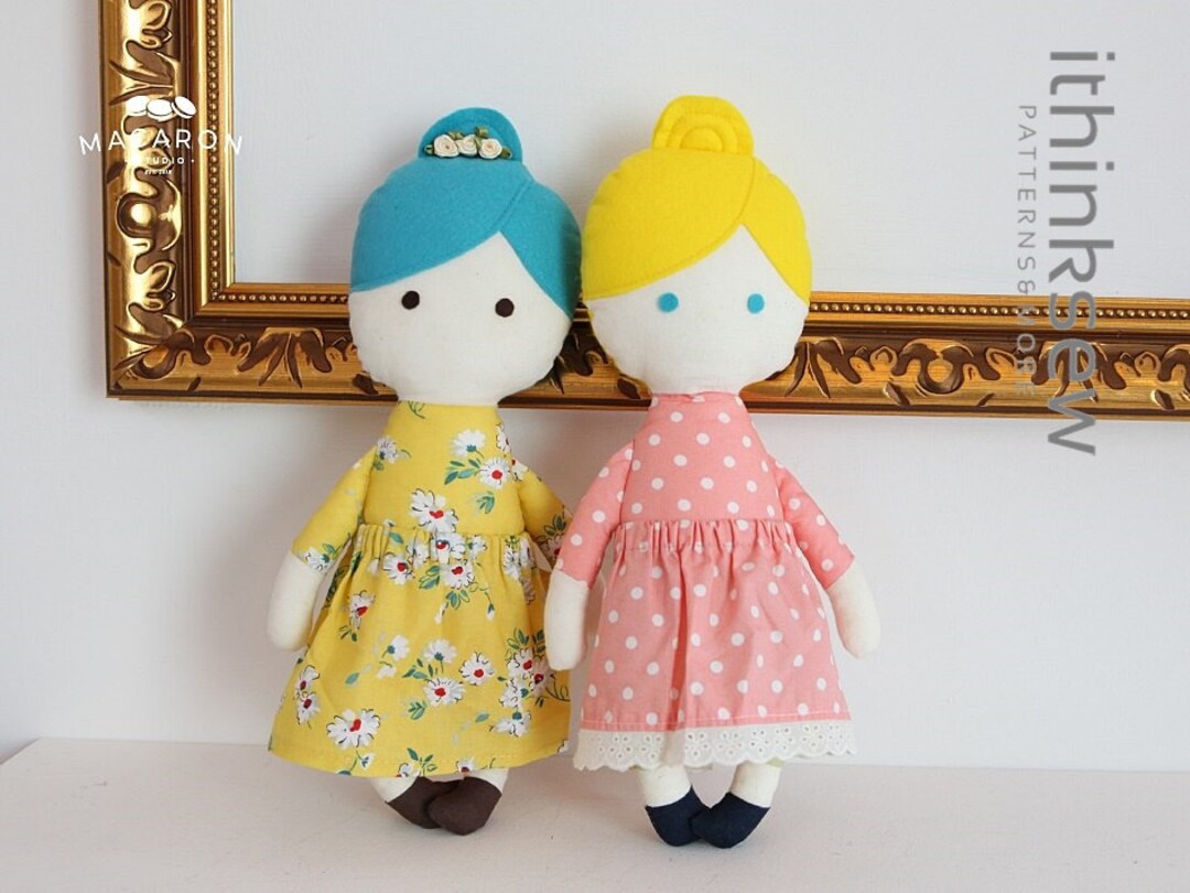 Isabella Doll and Dress PDF Sewing Pattern - Etsy