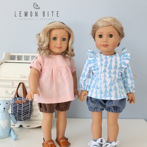 Lele Bubble Shorts PDF Pattern for 18" American Girl Doll PDF Sewing ...