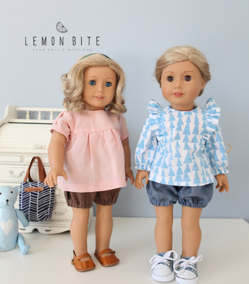 Lele Bubble Shorts PDF Pattern for 18" American Girl Doll PDF Sewing ...