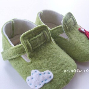 Taylor Felt Baby Booties PDF Sewing Pattern - Etsy