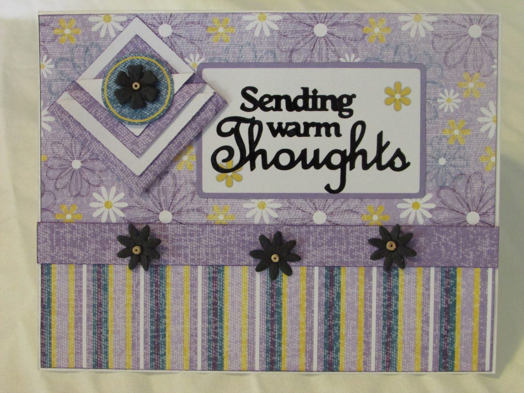 Sending Warm Thoughts Homemade Greeting Cards, Each Card Sold ...