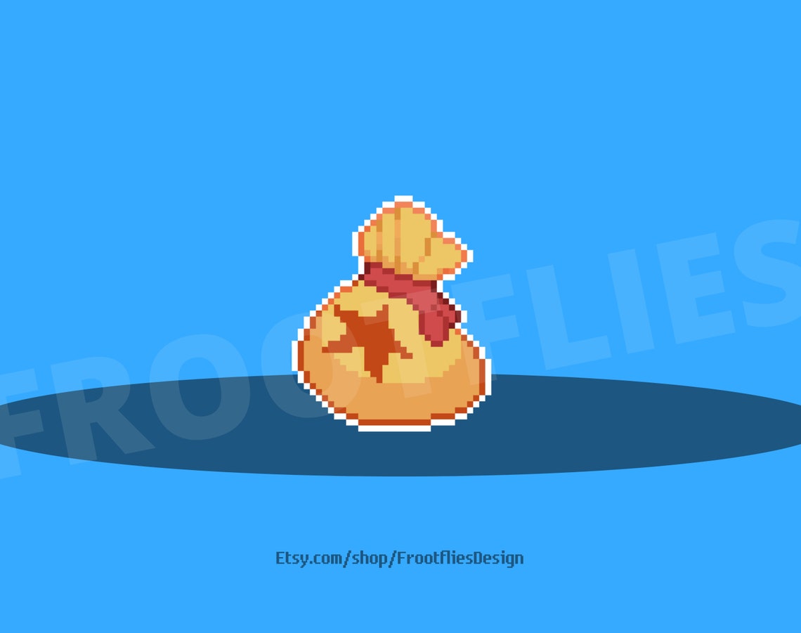 ACNH Bell Bag Money Pixel Art Channel Points Coin Twitch Stream ...